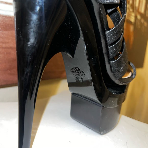 Versace | Shoes | Versace Triple Platform Heels | Poshmark